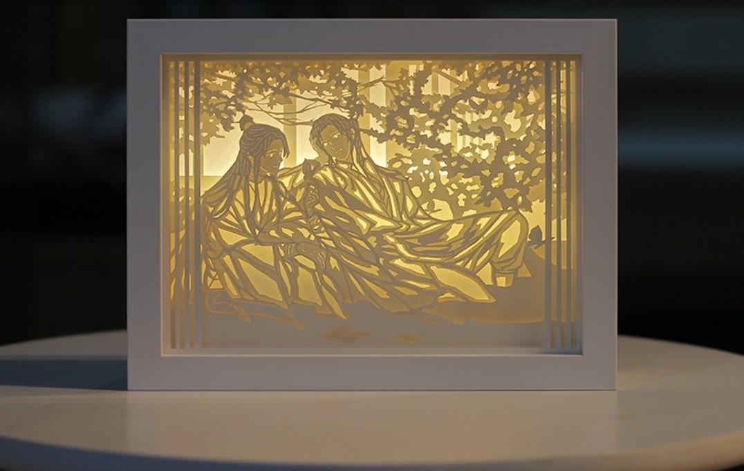 [INSTOCK] TGCF Papercut Frame Light box Heaven Official's Blessing Tian ...