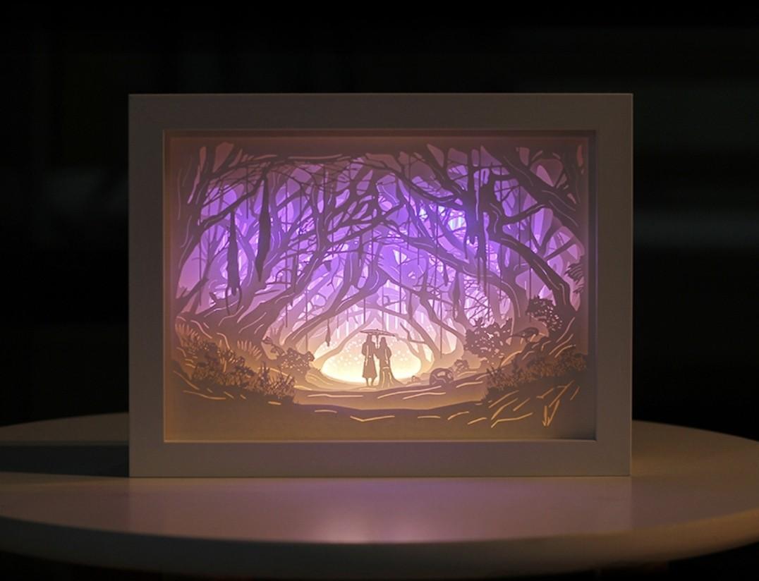 [INSTOCK] TGCF Papercut Frame Light box Heaven Official's Blessing Tian ...