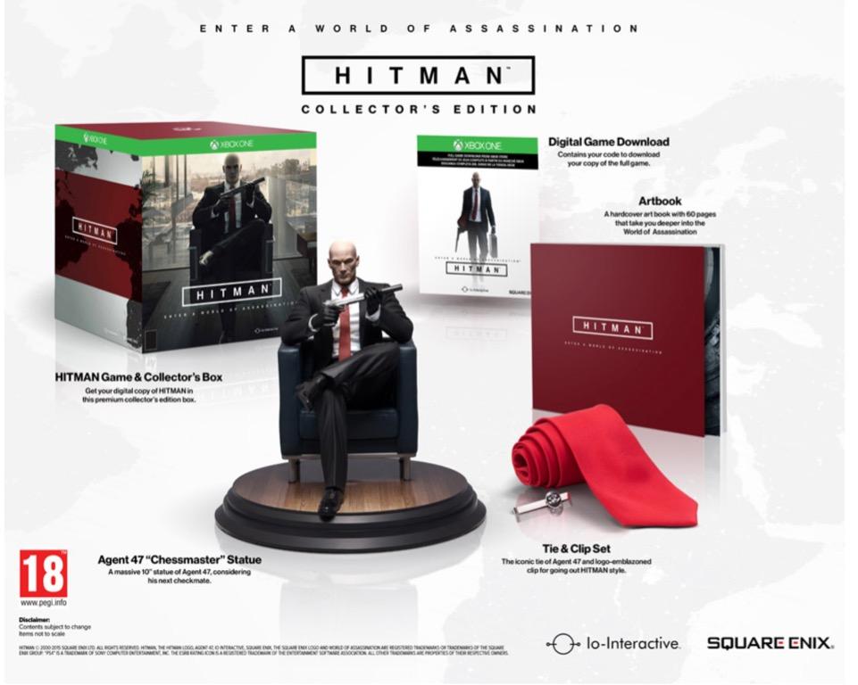 Hitman Tobias Ripper Agent 47 Collectors Edition Chessmaster Statue ...