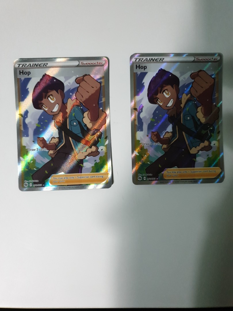 Hop full art Champion's Path pokemon card, Hobbies & Toys, Toys & Games ...