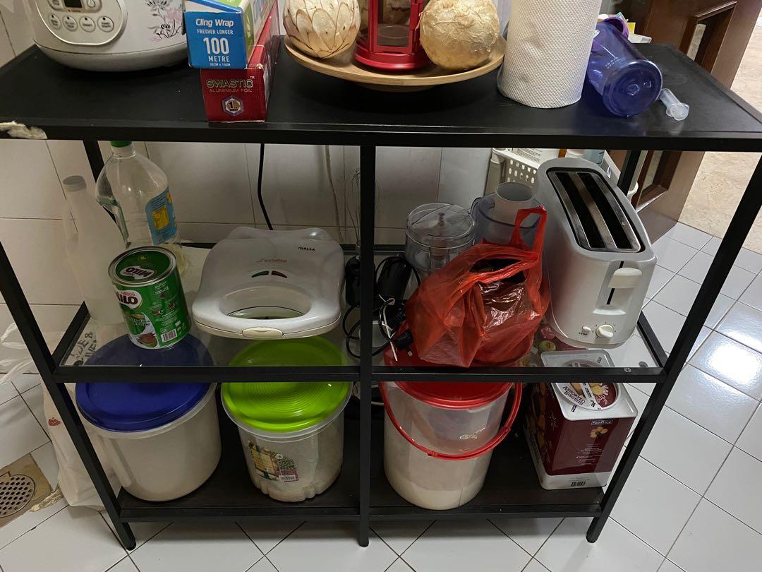 IKEA 3 tier shelving unit, Furniture & Home Living, Furniture, Shelves ...