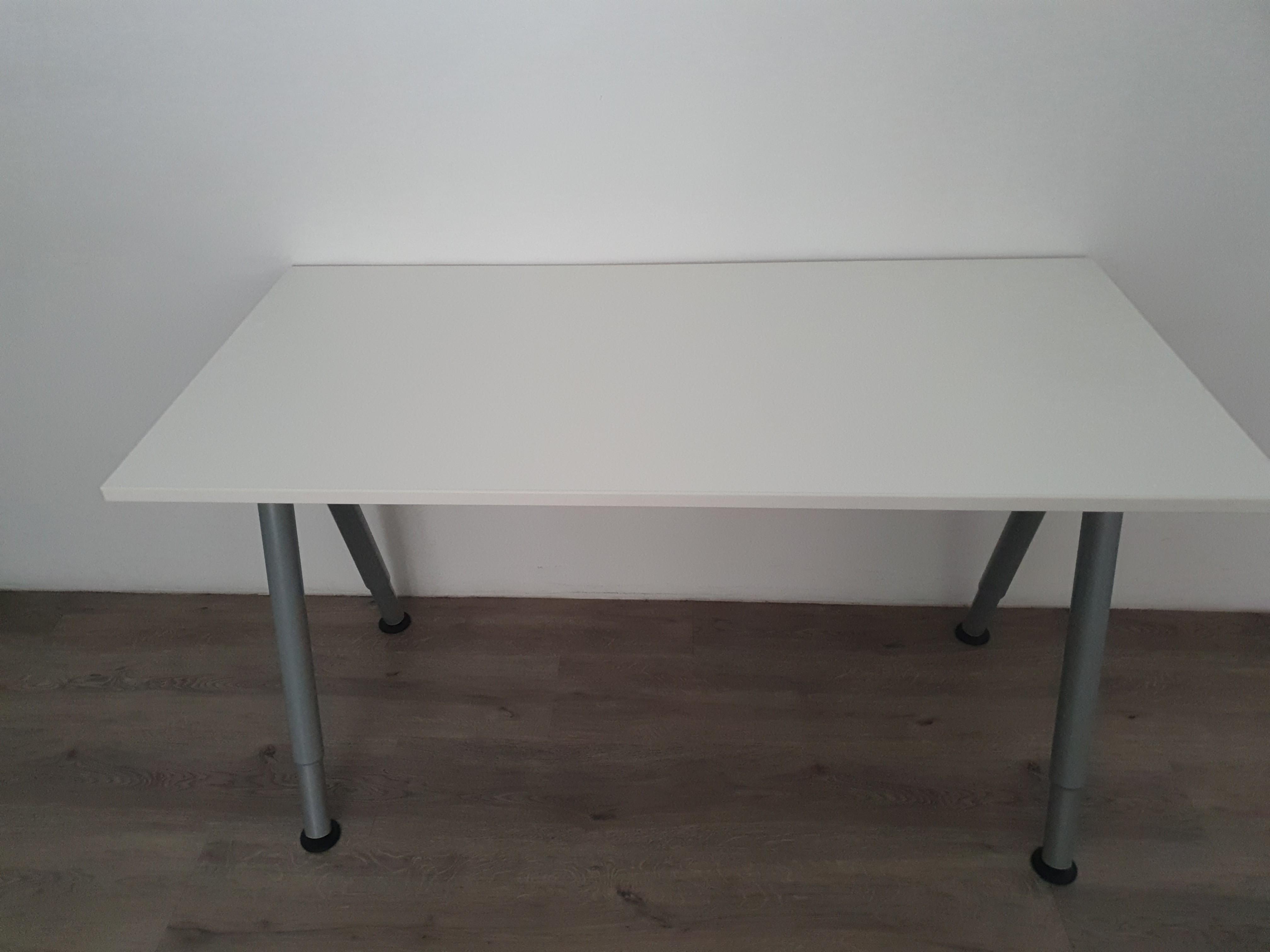 Ikea Study desk 120cm x 60cm. Good condition. No rust, Furniture & Home ...