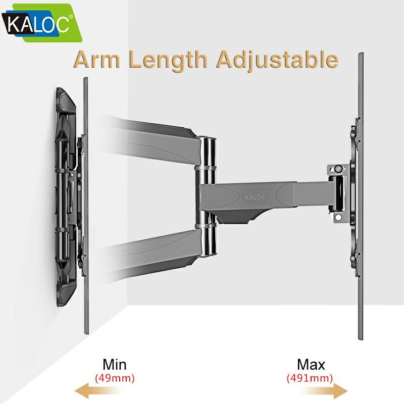 Kaloc X8 SPCC Steel Ultra Strong TV Wall Bracket Mount 6 Armed Full ...