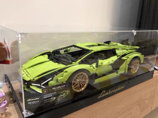 LEGO 42115 Lamborghini sian FKP 37 Acrylic display case premium raised ...