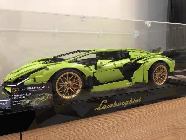 LEGO 42115 Lamborghini sian FKP 37 Acrylic display case premium raised ...