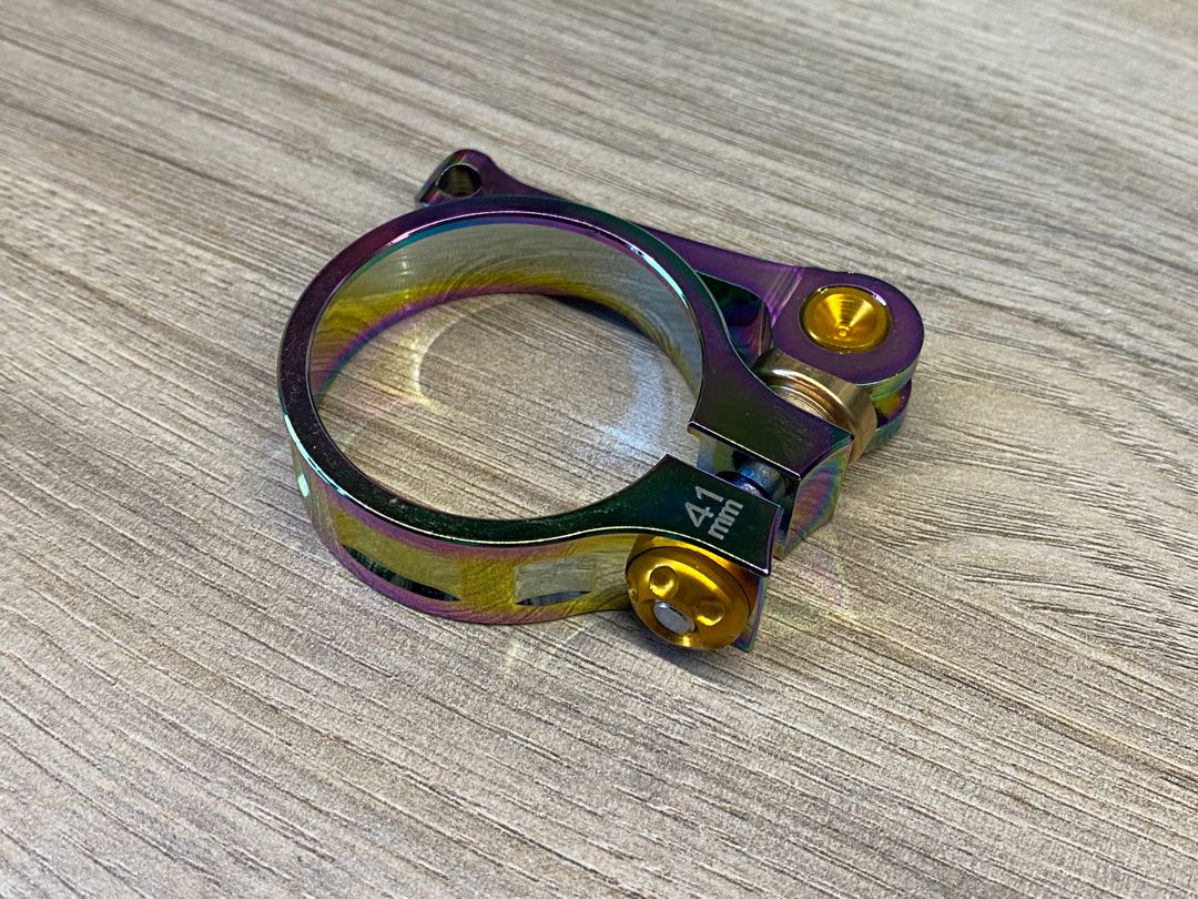 Litepro Oil Slick 41mm Folding Bike QR Seat Post Clamp, Sports ...