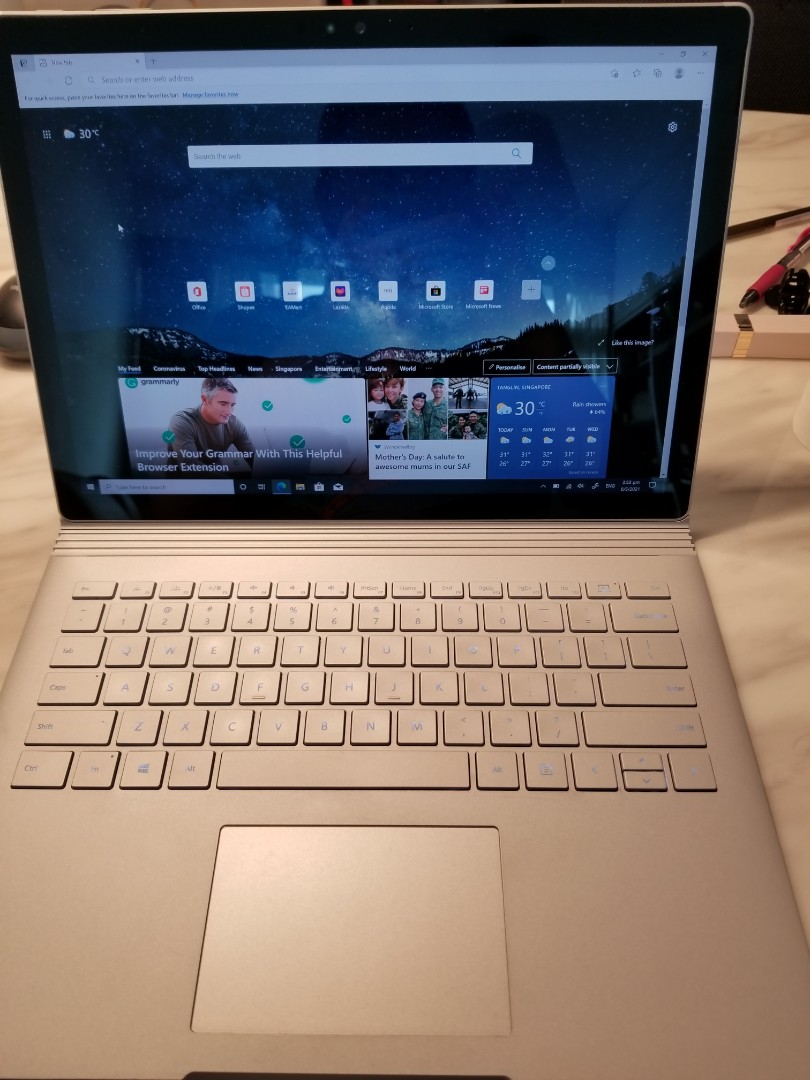 Microsoft Surface Book 1, i5, 256GB, Computers & Tech, Laptops ...