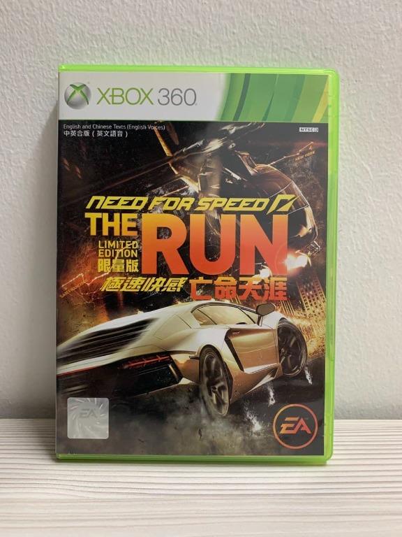 Need for Speed Racing NFS The Run Limited Edition Xbox 360, Video ...