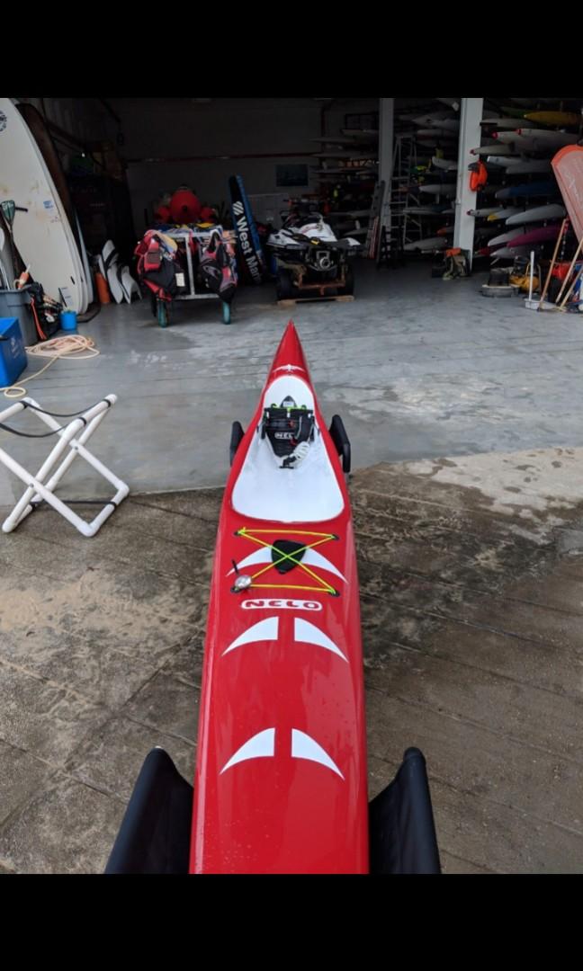 Nelo 560 ML surfski (ocean racing kayak), Sports Equipment, Sports ...