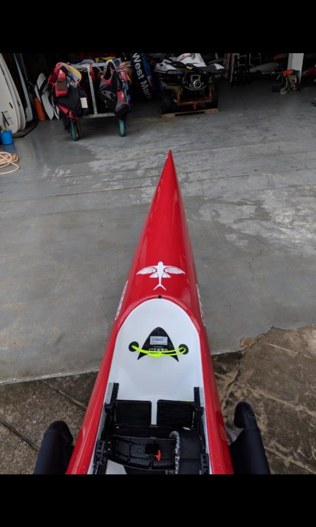 Nelo 560 ML surfski (ocean racing kayak), Sports Equipment, Sports ...