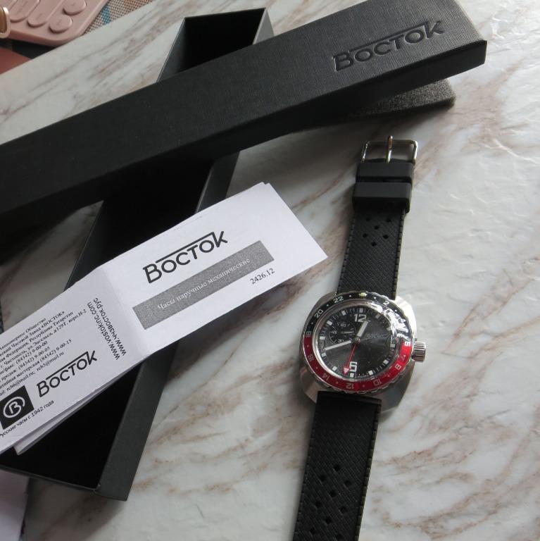 New Vostok Boctok Coke GMT Amphibia Amfibia, Automatic, Stainless Steel ...