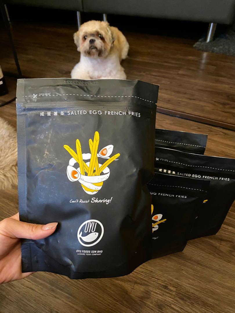 OYU Salted Egg French Fries 150g, Food & Drinks, Packaged & Instant ...