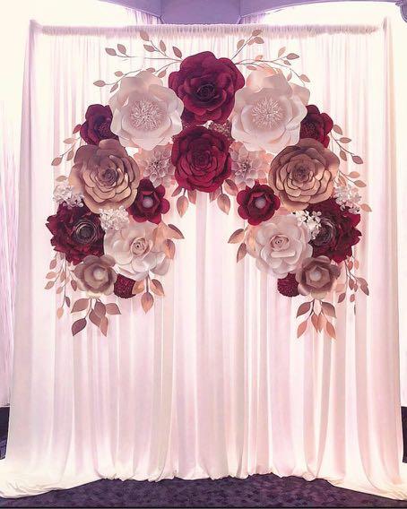 Wedding Stage Decoration With Paper Flowers | Best Flower Site