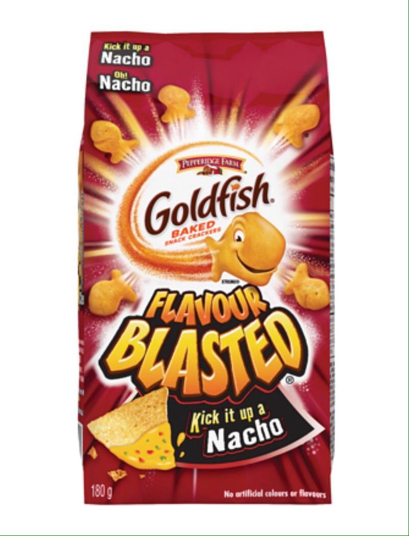 Blasted Kick It Up A Nacho Goldfish Snacks, Food & Drinks, Packaged ...