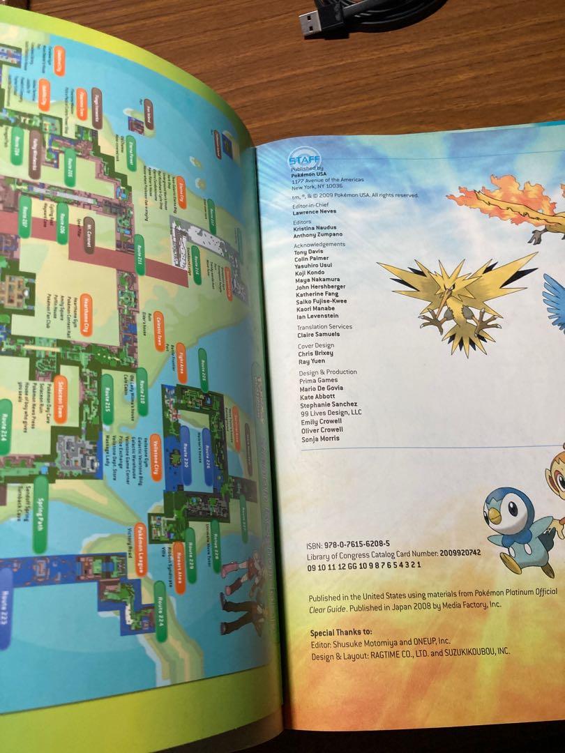 Pokemon platinum official strategy guide, Everything Else on Carousell