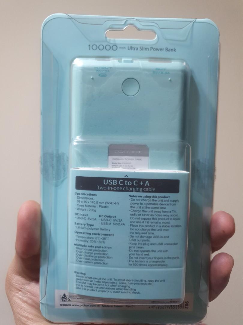 Probox 10000mah Powerbank original price $79, Mobile Phones & Gadgets ...