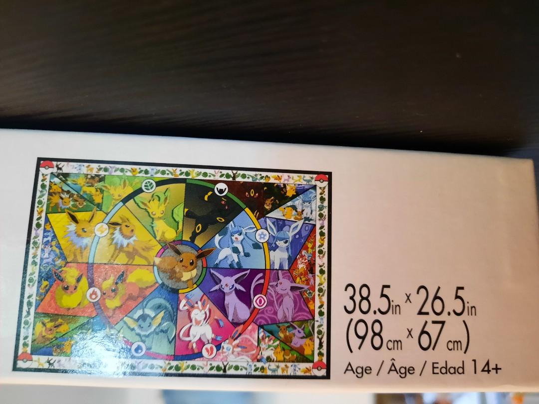 Puzzle 2000 pcs - Pokemon - Eevee's evolutions, Hobbies & Toys, Toys ...