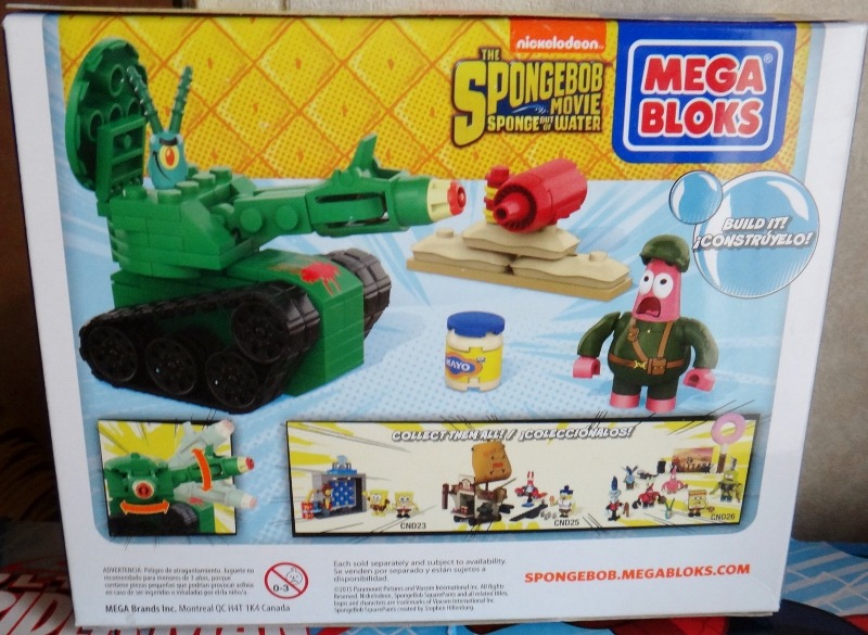 Rare Collectible! Mega Bloks SpongeBob Pickle Tank Attack NewUSA ...
