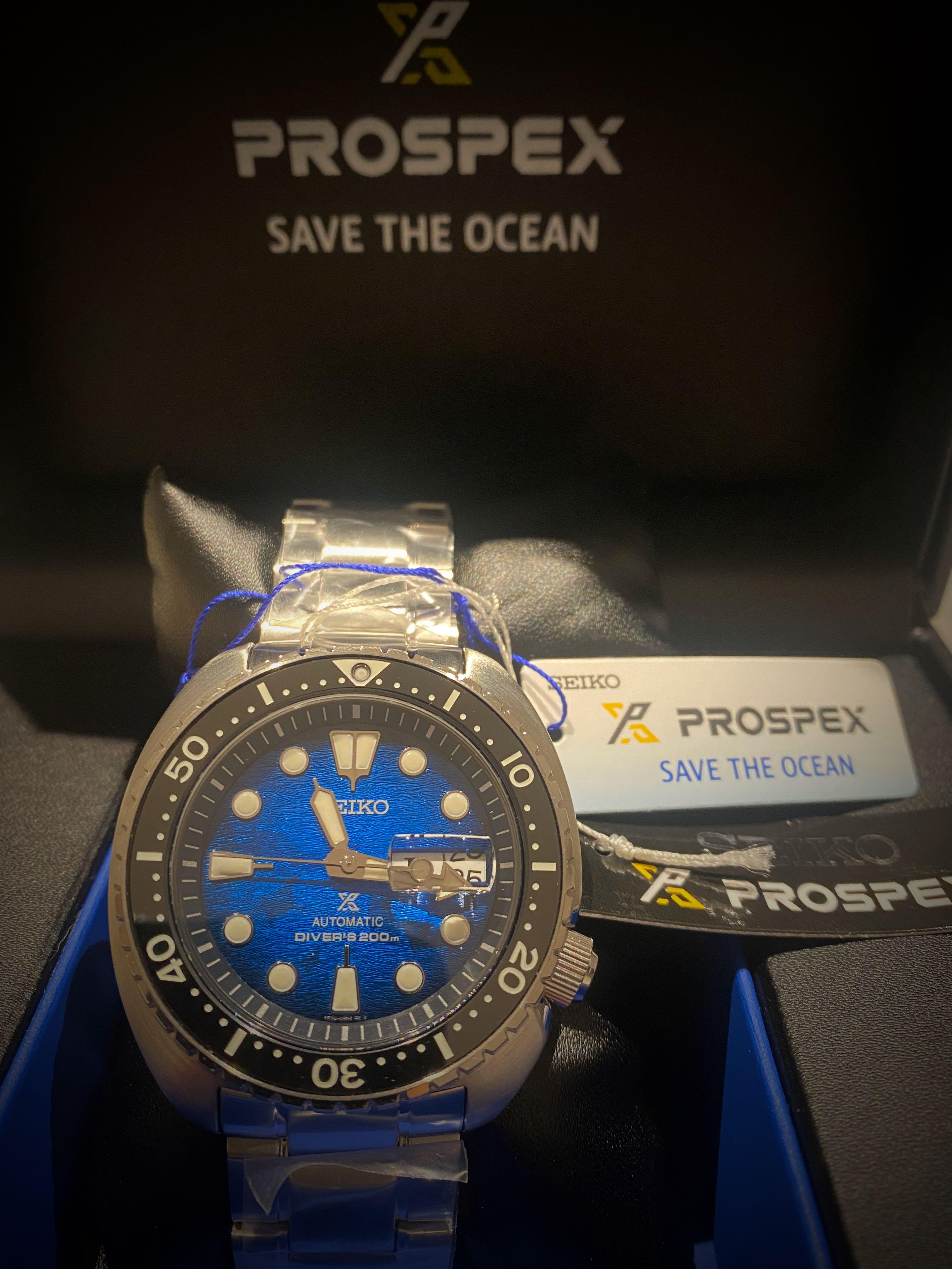 Seiko Prospex King Turtle Manta Ray Save the Ocean SRPE39K1, Luxury ...