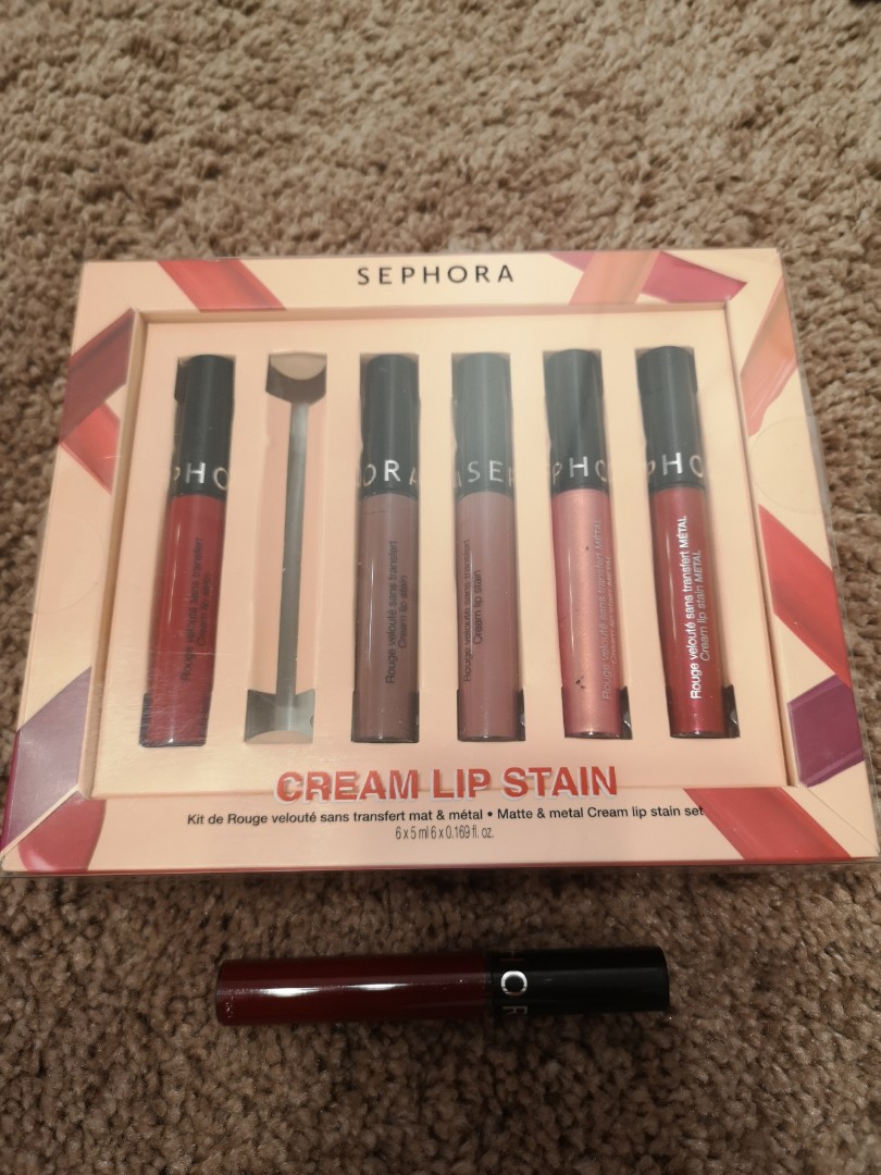 Sephora Cream Lip Stain Set, Beauty & Personal Care, Face, Makeup on ...