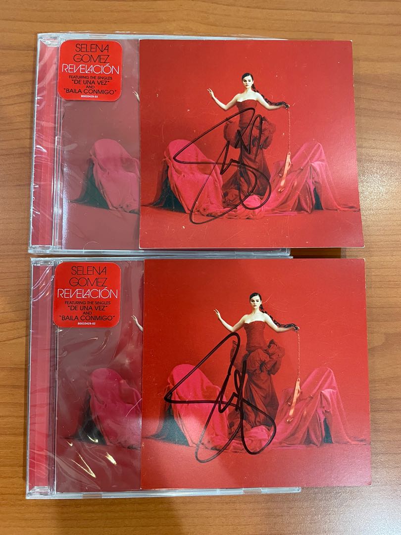 Signed Revelacion CD by Selena Gomez, Hobbies & Toys, Music & Media ...