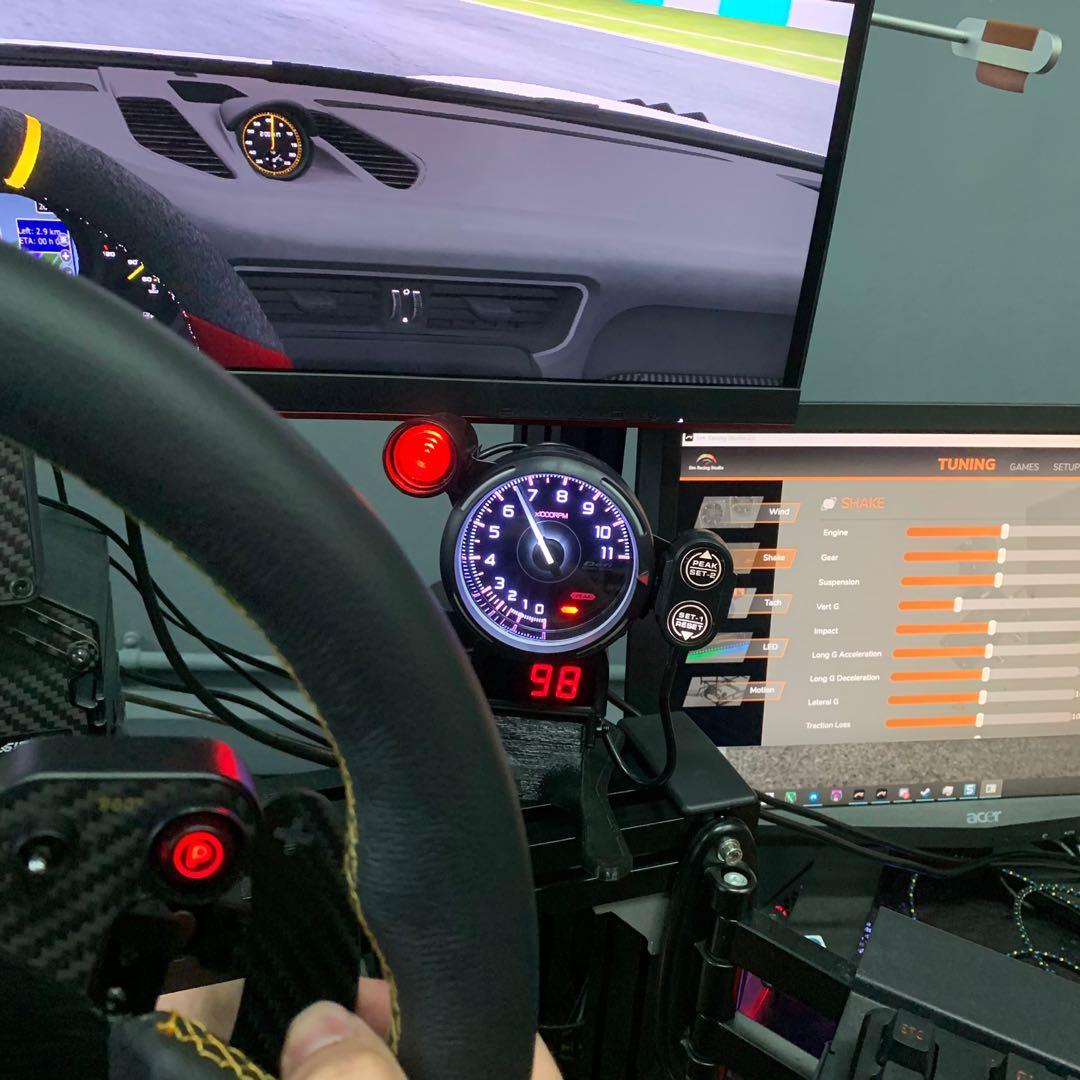 Sim racing tachometer gauge / simracing rpm gauge / rpm tachometer ...