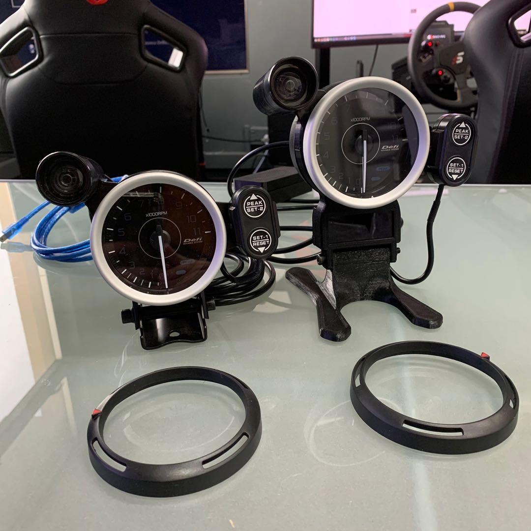 Sim racing tachometer gauge / simracing rpm gauge / rpm tachometer ...