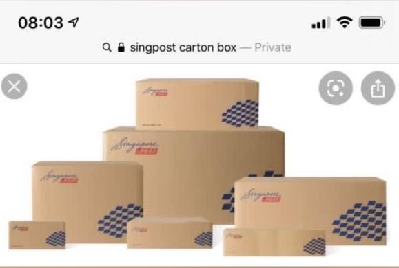 Singpost Carton Box Size M, Everything Else on Carousell
