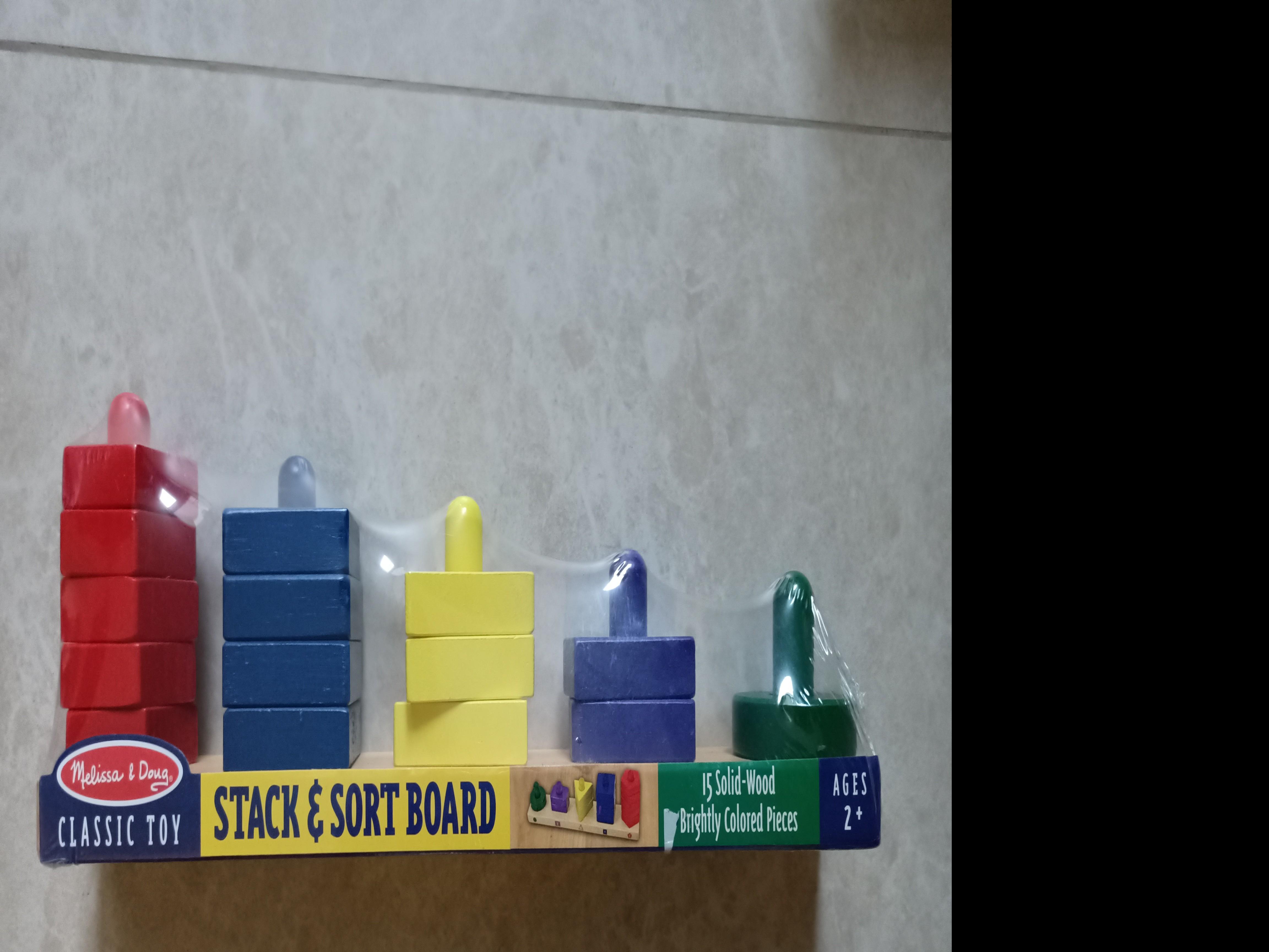 Stack and sort board, Hobbies & Toys, Toys & Games on Carousell