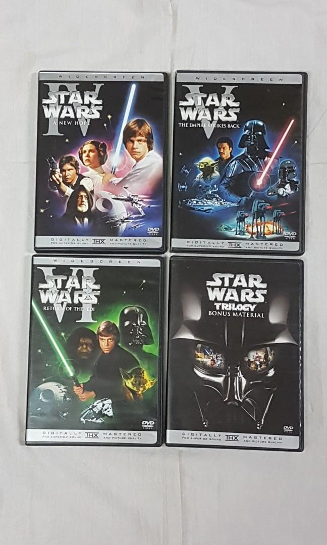Star Wars Trilogy DVD Box Set, Hobbies & Toys, Music & Media, CDs ...