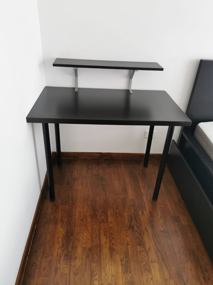 Study table (black), Furniture & Home Living, Furniture, Tables & Sets ...