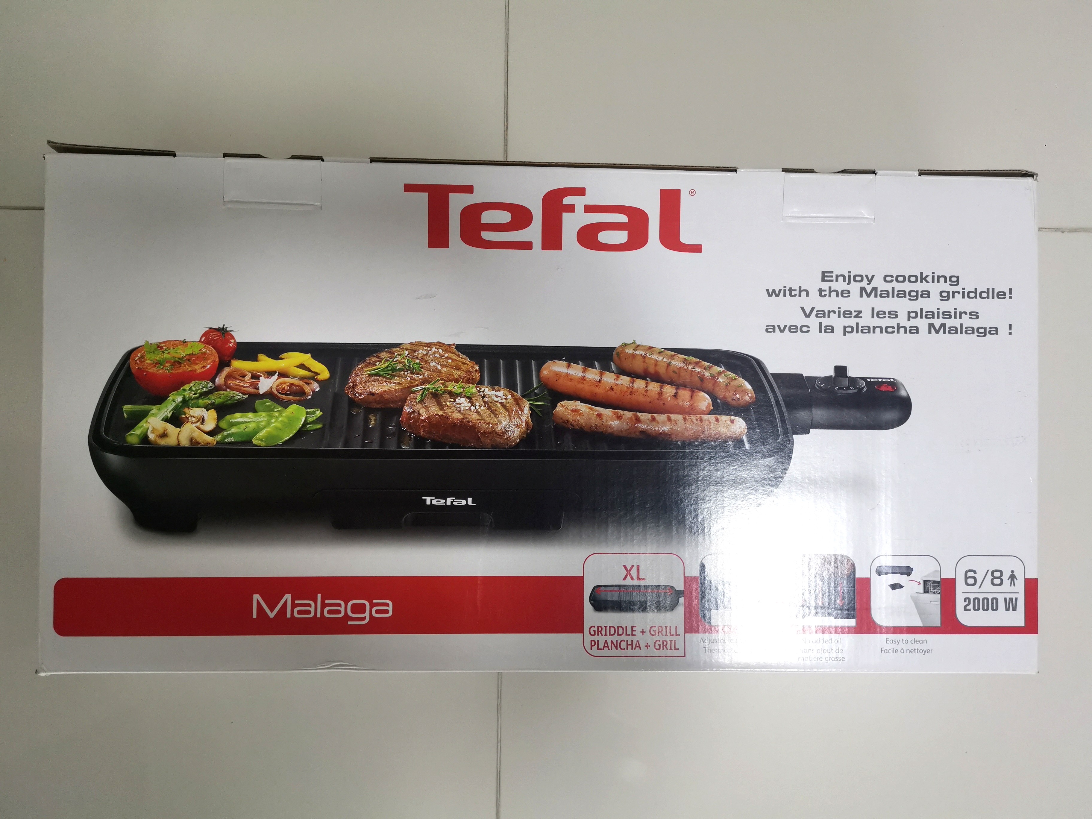 TEFAL Malaga Griddle Pan, Furniture & Home Living, Kitchenware ...