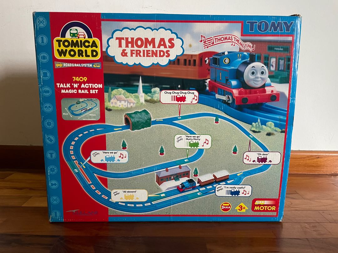 Thomas the train magic rail set, Hobbies & Toys, Toys & Games on Carousell