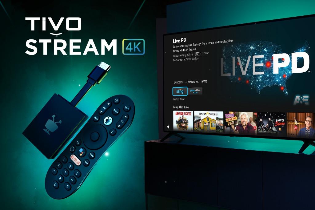 Tivo Stream 4k Official Android TV OS TV box with Dolby Vision and ...