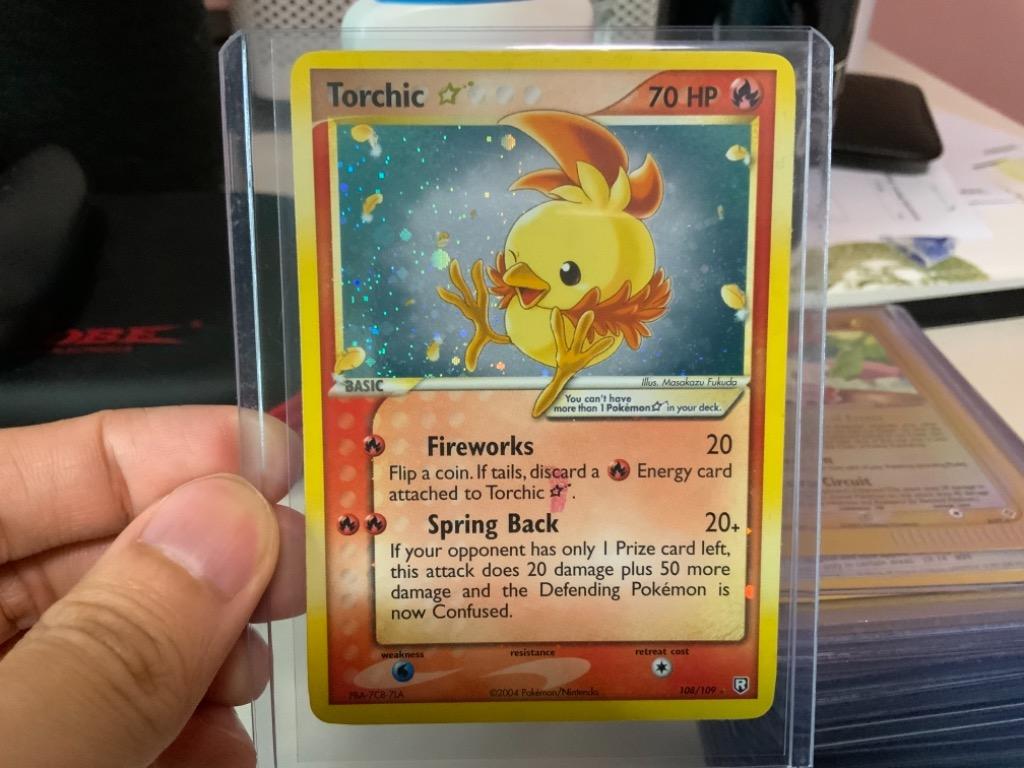 Torchic Gold Star 108/109 Ultra Rare Holographic, Hobbies & Toys, Toys ...