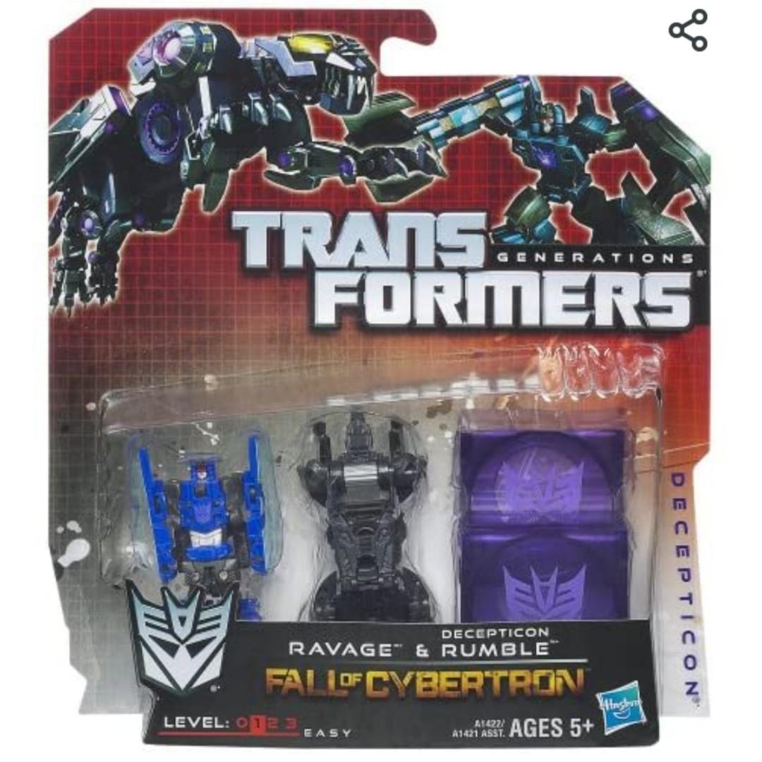 Transformers FOC - decepticon ravage & rumble, Toys & Collectibles ...