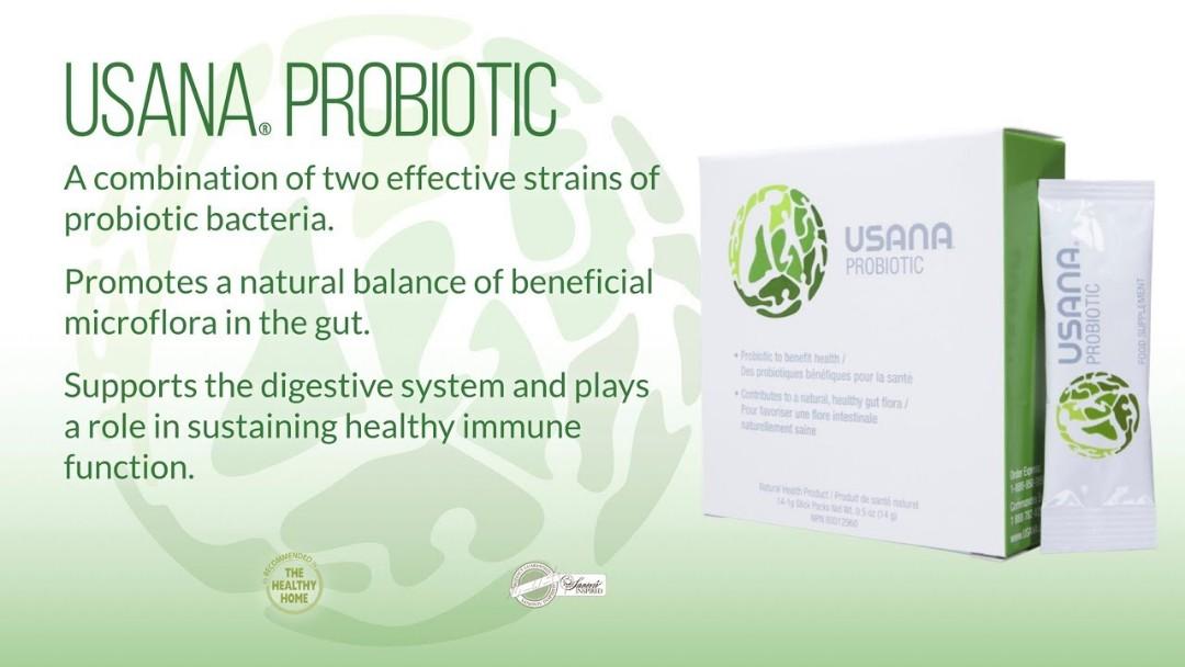 Usana probiotic & digestive enzyme bundle, Health & Nutrition, Health ...