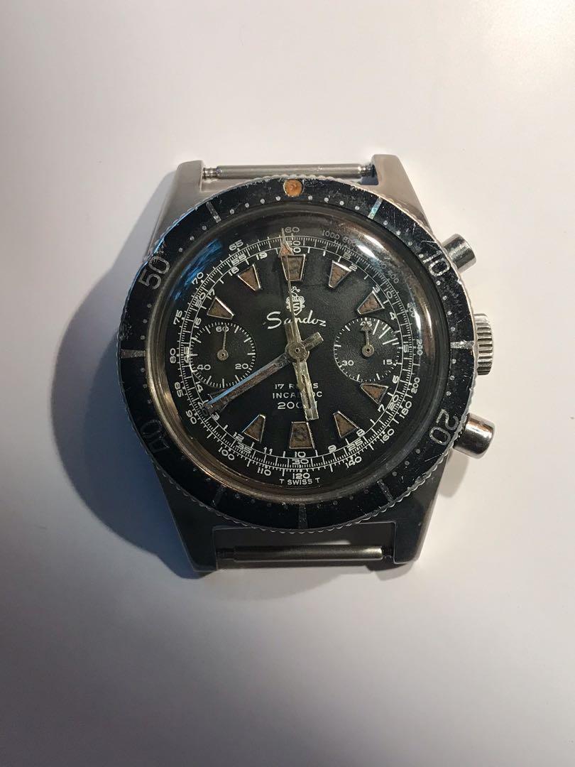 Vintage Sandoz chronograph, Women's Fashion, Watches & Accessories ...
