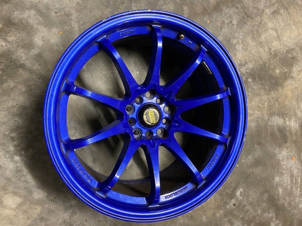 Volk racing rays engineering 18 x 9.0 rims, set of 4, Car Accessories ...