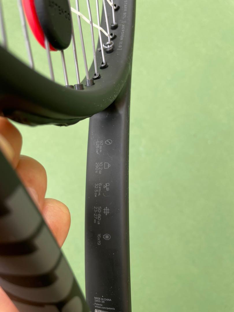 Wilson Pro staff 97L v11: tennis racket on Carousell