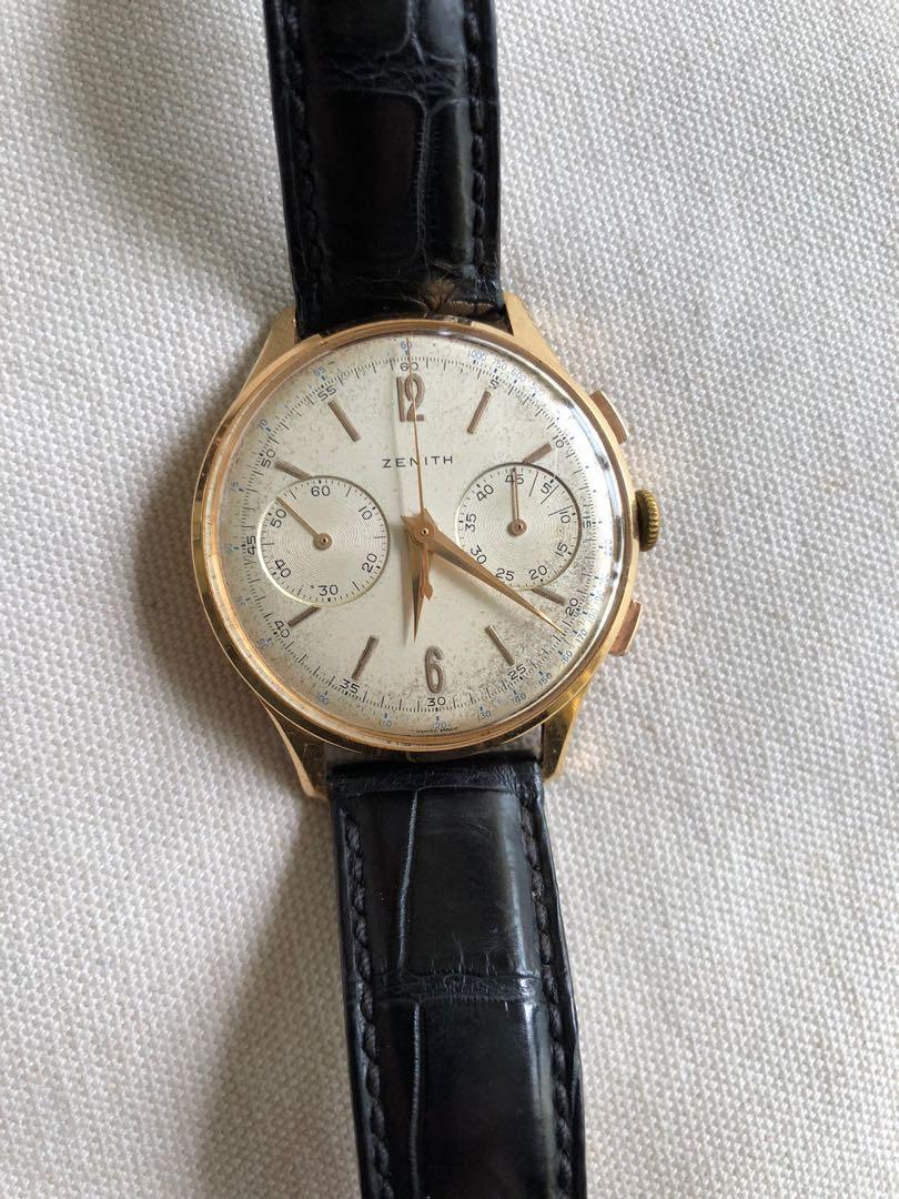 Zenith 156D 38 mm vintage watch pre rolex daytona chronograph, Luxury ...
