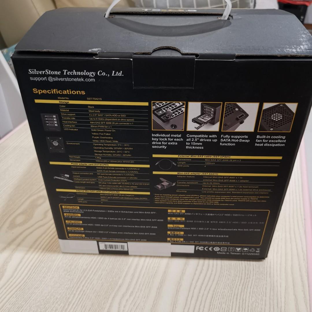 20TB SFF External Direct Attached Drives, SFF-8088, HBA LSI Avago 9217 ...