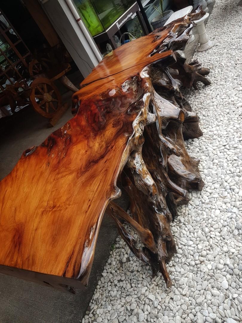 ANTIQUE NARRA CONSOLE LONG TABLE, Furniture & Home Living, Furniture ...