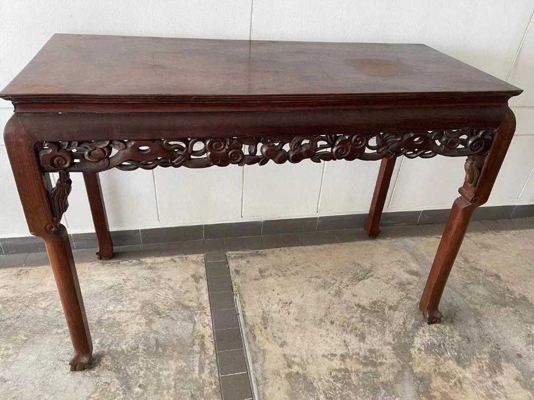 Antique Sandalwood Table, Furniture & Home Living, Furniture, Tables ...