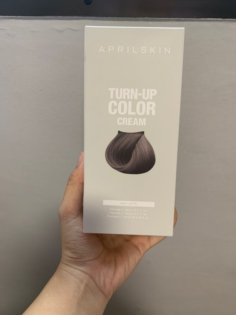 April Skin Hair Dye (Ash Latte), Beauty & Personal Care, Hair on Carousell