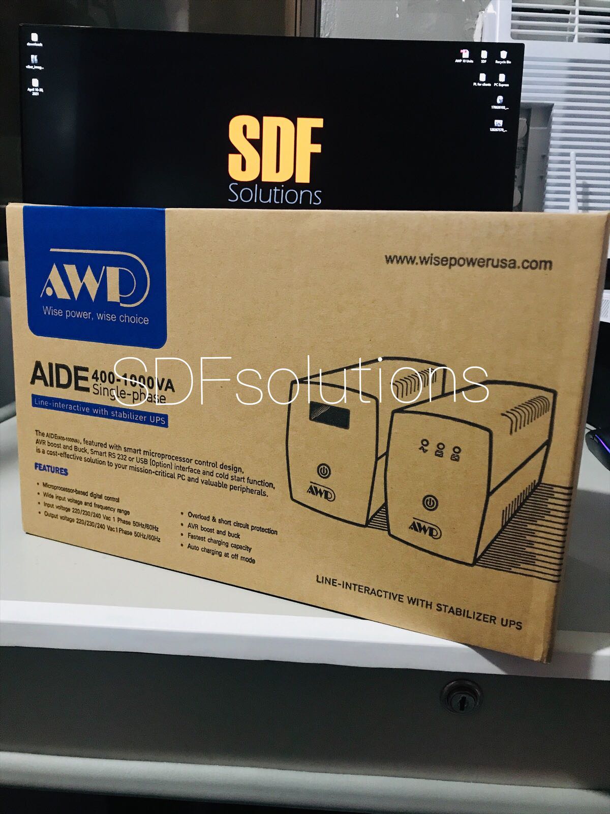 AWP (AID650) 650VA / 360W UPS, Computers & Tech, Office & Business ...