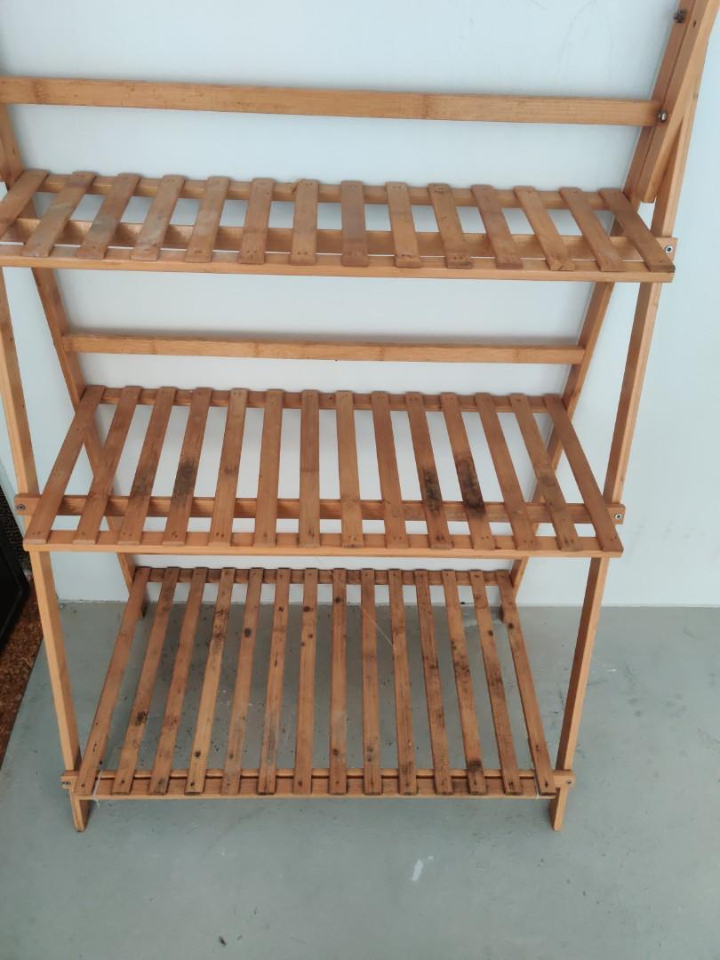 Bamboo plant rack, Furniture & Home Living, Gardening, Plants & Seeds ...