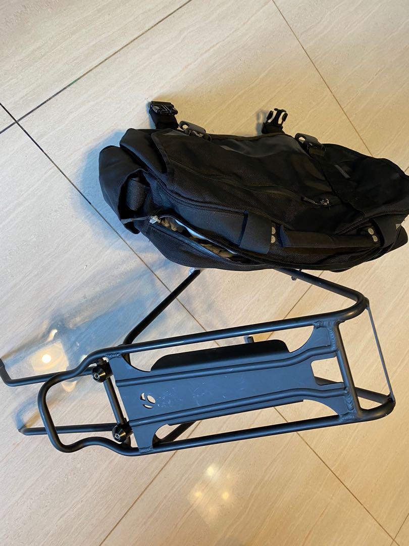 Bicycle rack : Bontrager back rack + bag, Sports Equipment, Bicycles ...