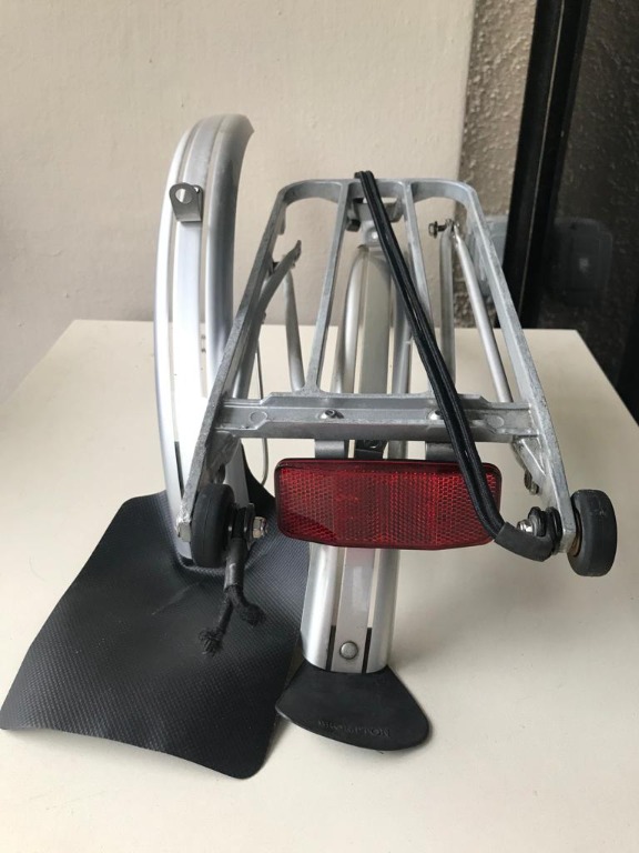 Brompton Rear Rack with 2x mudguards (front & back), Sports Equipment ...