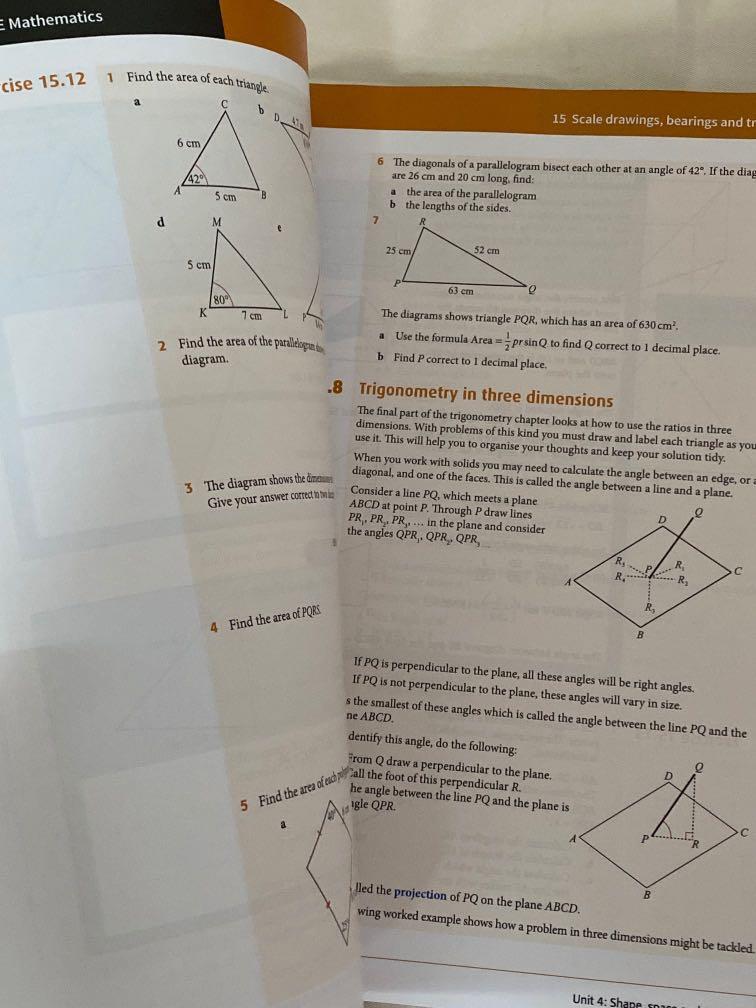 Cambridge IGCSE Math Core and Extended Coursebook, 教科書 - Carousell